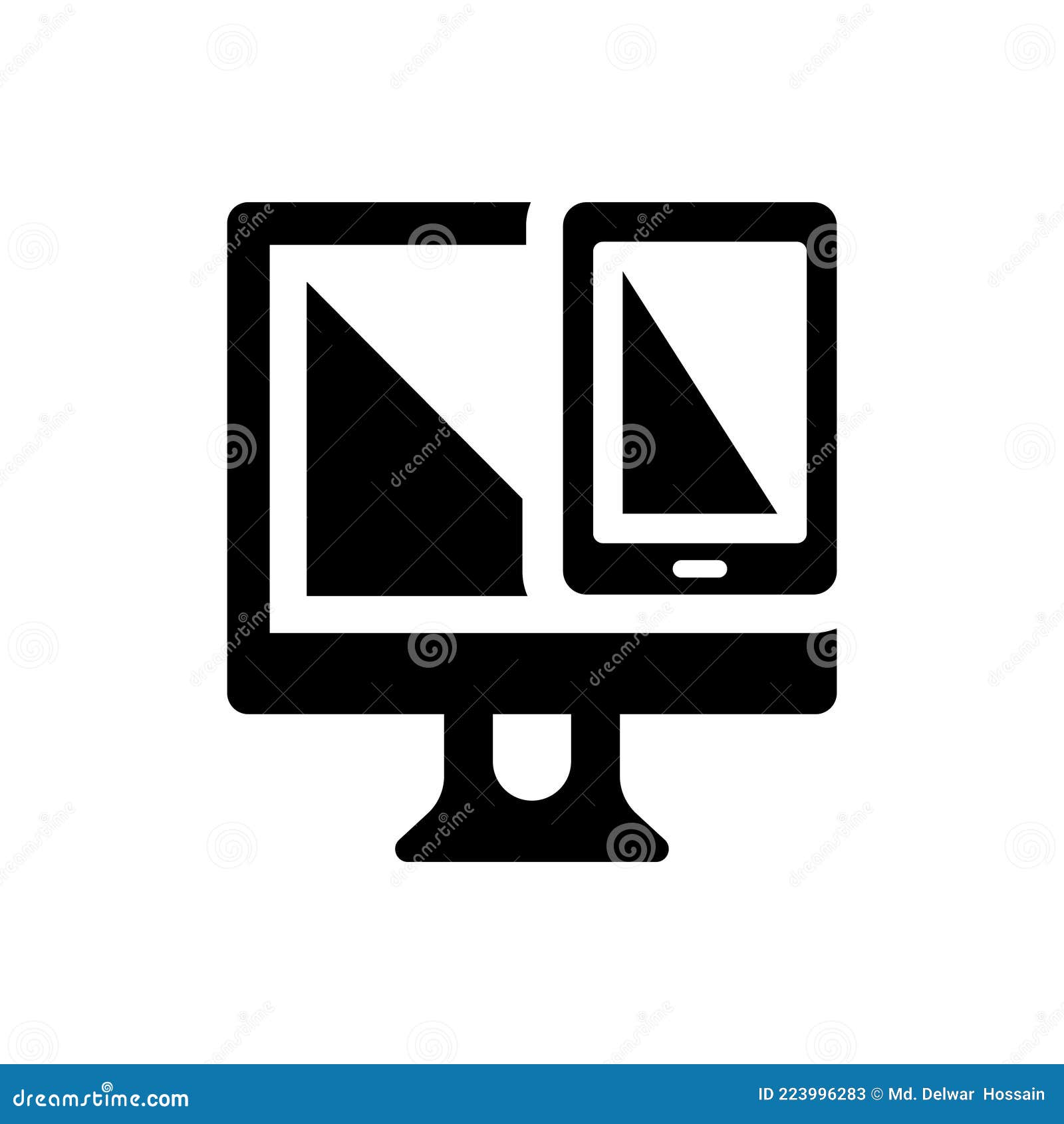 Adaptive icon stock vector. Illustration of design, illustrations ...