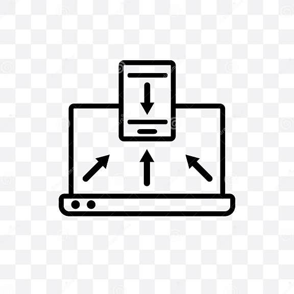 Adaptive Layout Vector Linear Icon Isolated on Transparent Background ...