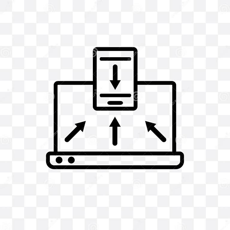 Adaptive Layout Vector Linear Icon Isolated on Transparent Background ...