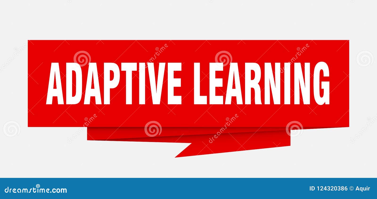 Adaptive learning stock vector. Illustration of mark - 124320386