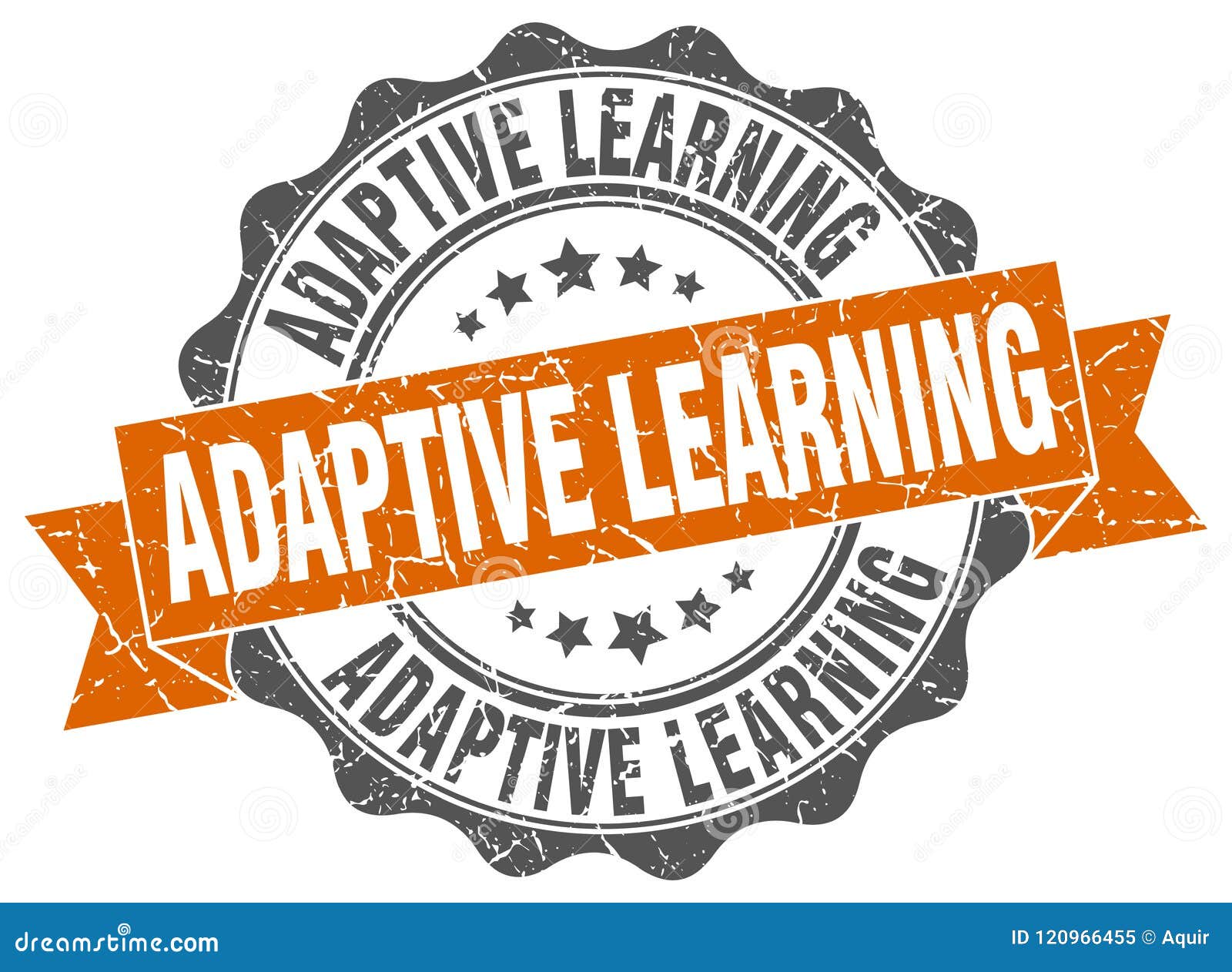 Adaptive Learning Seal. Stamp Stock Vector - Illustration of isolated ...