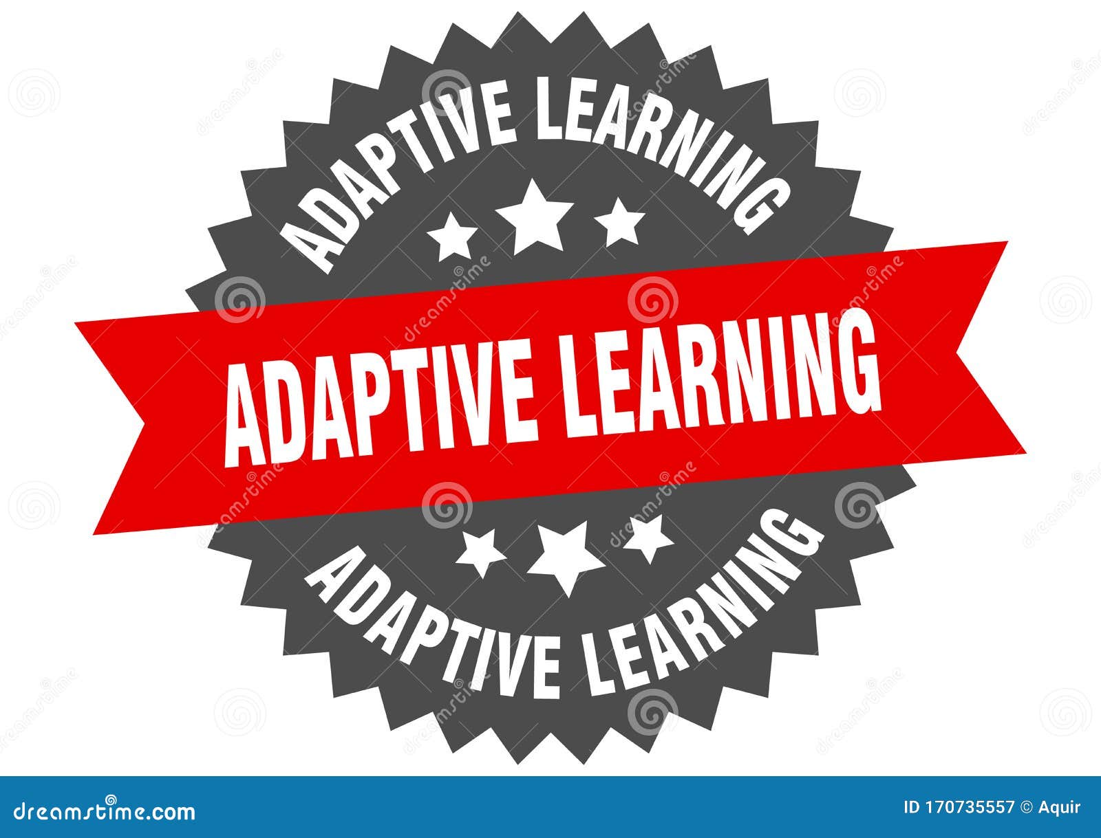 Adaptive Learning Sign. Adaptive Learning Circular Band Label. Adaptive ...