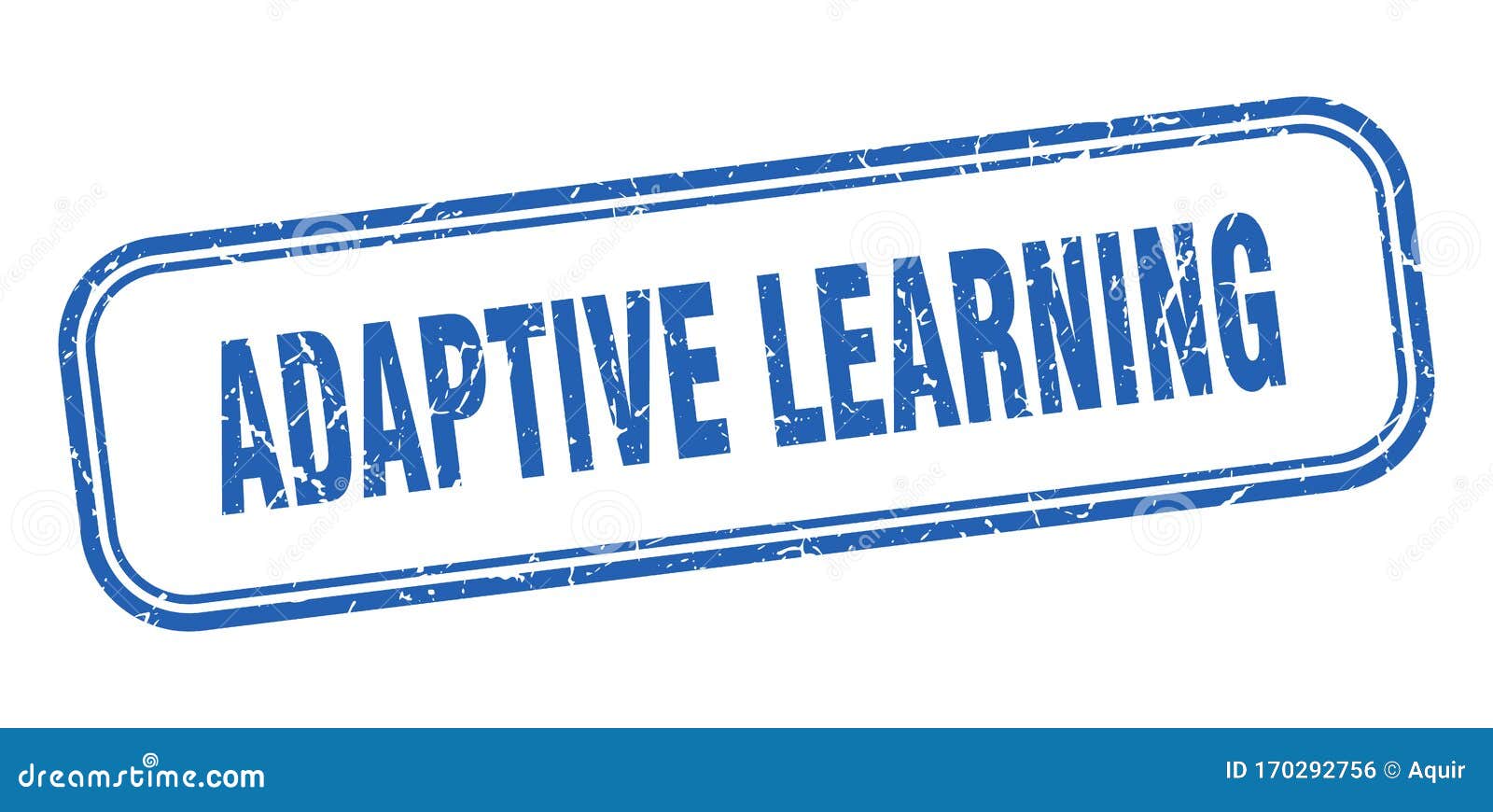 Adaptive Learning Stamp. Adaptive Learning Square Grunge Sign Stock ...