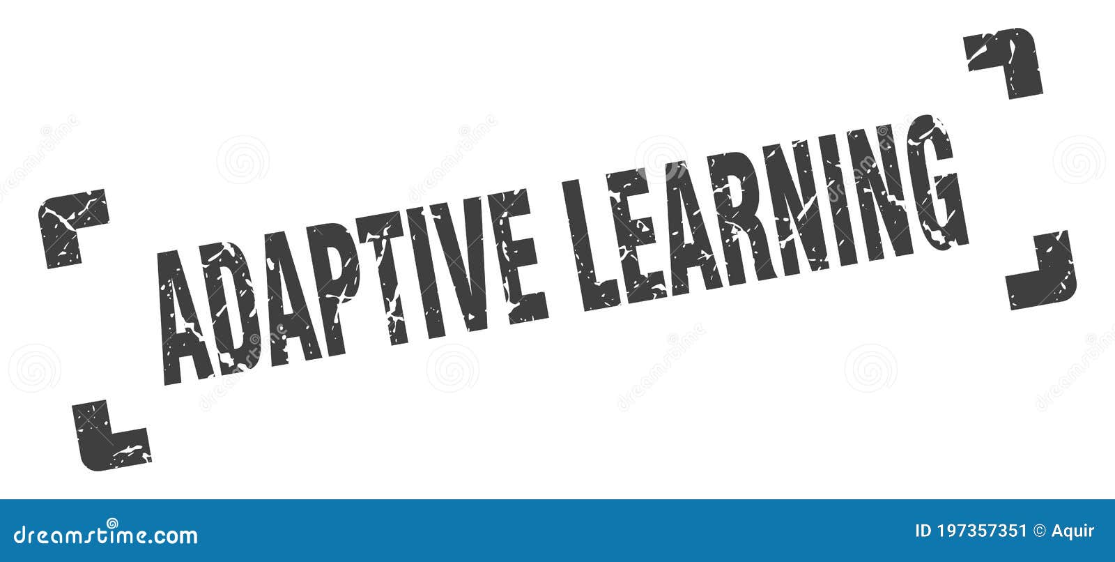 Adaptive Learning Banner Template. Adaptive Learning Ribbon Label ...
