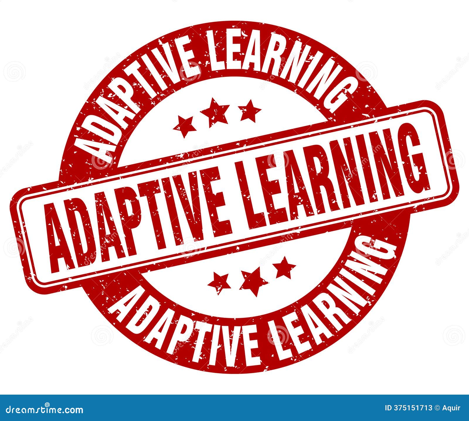 Adaptive Learning Sticker Illustration. Representing Adaptive Learning ...