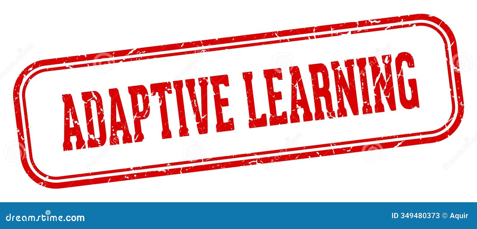 Adaptive Learning Banner Template. Adaptive Learning Ribbon Label ...