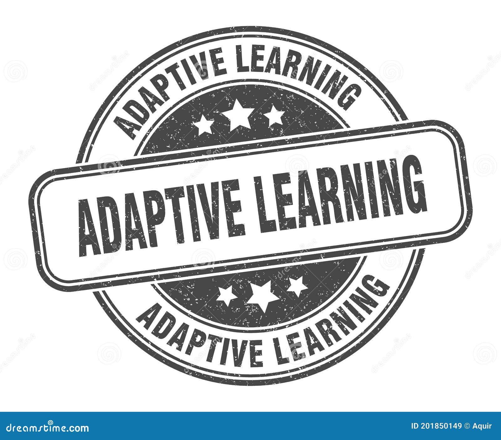 Adaptive Learning Stamp. Adaptive Learning Round Grunge Sign Stock ...