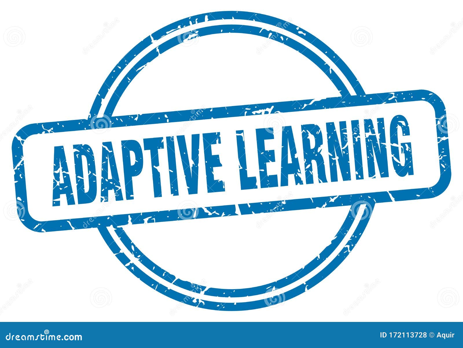 Adaptive Learning Stamp. Adaptive Learning Round Grunge Sign Stock ...
