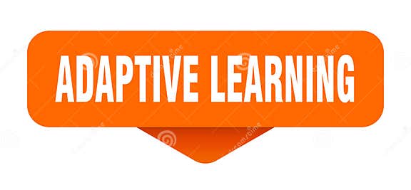 Adaptive Learning Sticker. Adaptive Learning Sign on Transparent ...