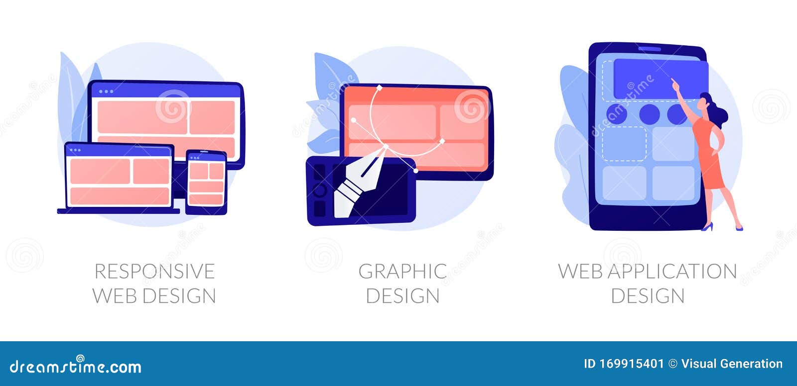 Web Development Vector Concept Metaphors Stock Vector - Illustration of metaphor, character ...