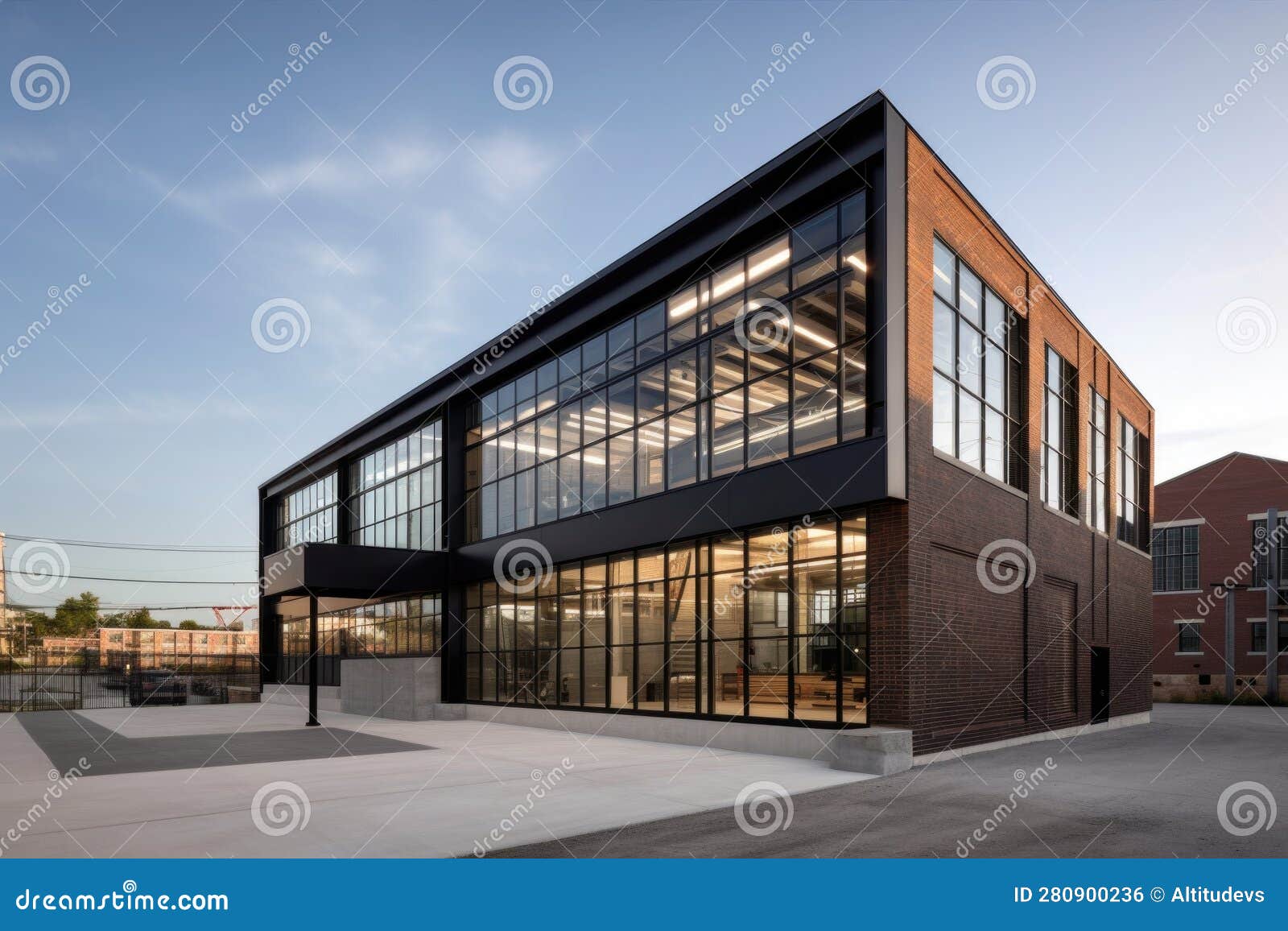 Adaptive Reuse of Industrial Building with Sleek, Modern Design ...