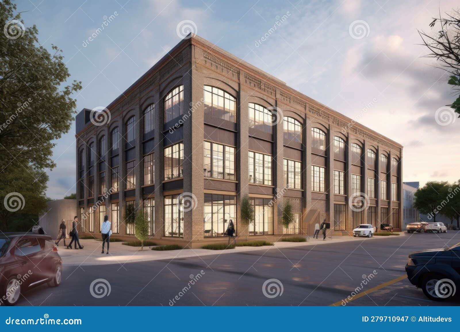 Adaptive Reuse Project, with Industrial Building Being Transformed into ...