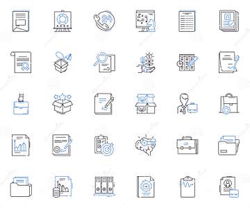 Adaptive Strategy Line Icons Collection. Agility, Flexibility ...