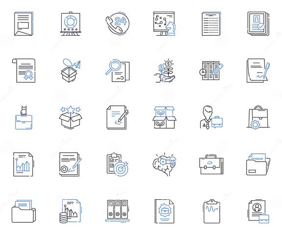Adaptive Strategy Line Icons Collection. Agility, Flexibility ...