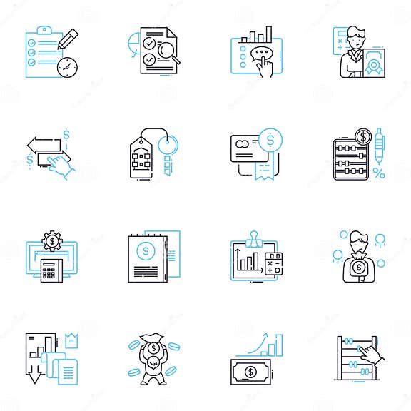 Adaptive Strategy Linear Icons Set. Flexibility, Agility, Resilience ...