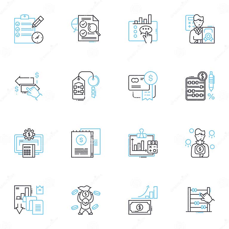 Adaptive Strategy Linear Icons Set. Flexibility, Agility, Resilience ...