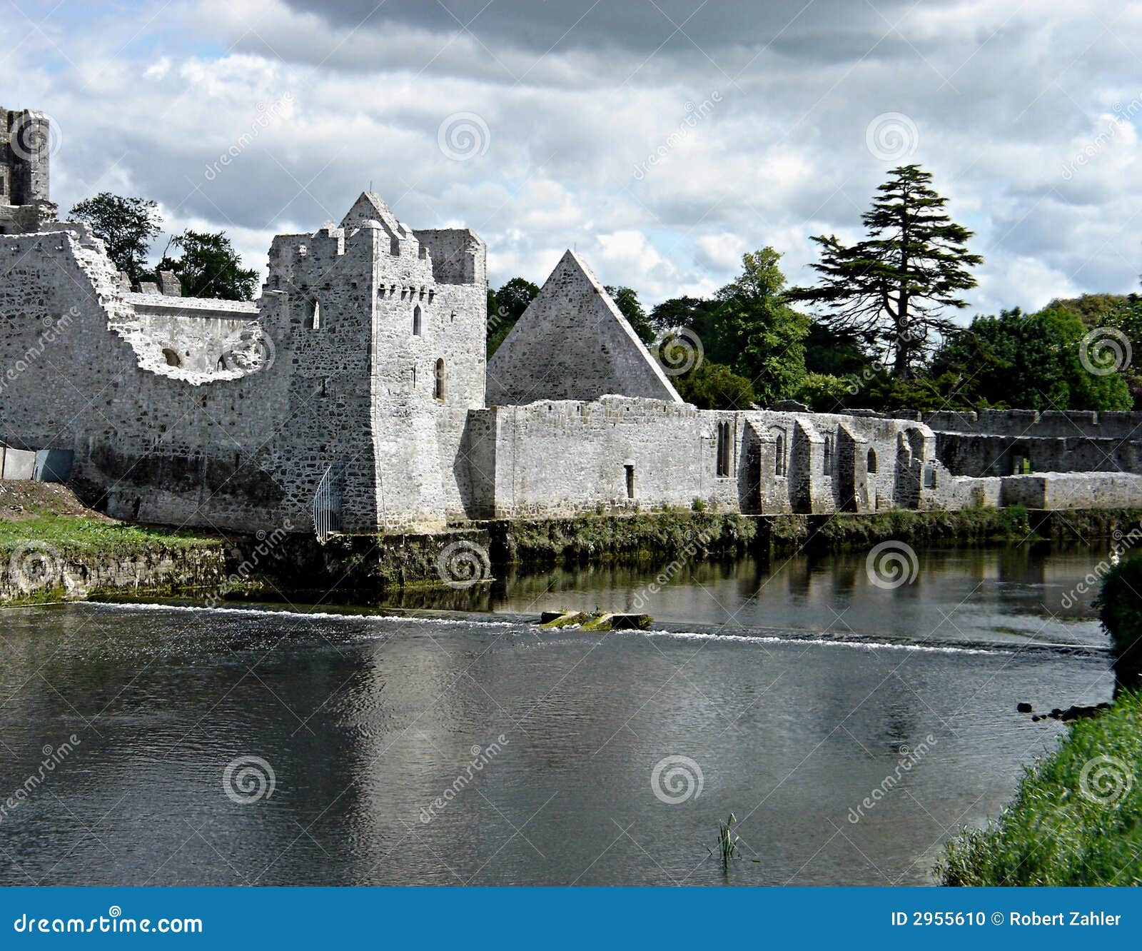 Adare Castle stock photo. Image of river, ripple, architectural - 2955610