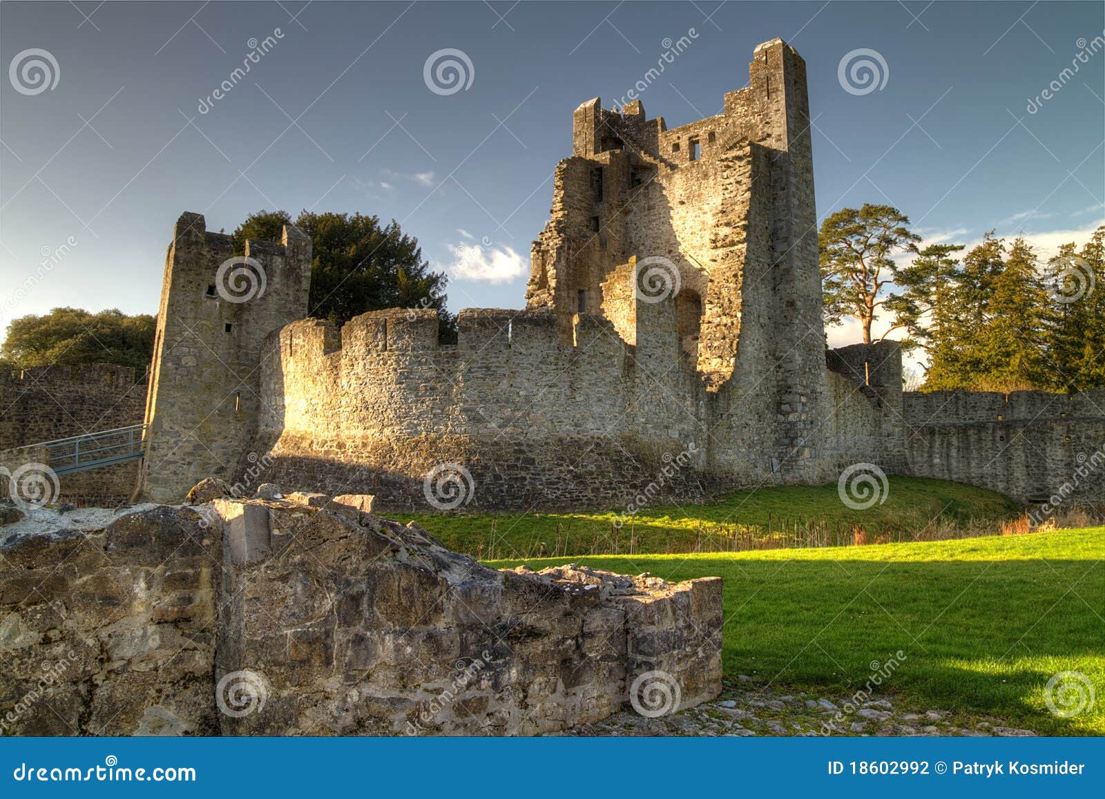 Adare Castle - HDR stock photo. Image of monastery, eire - 18602992