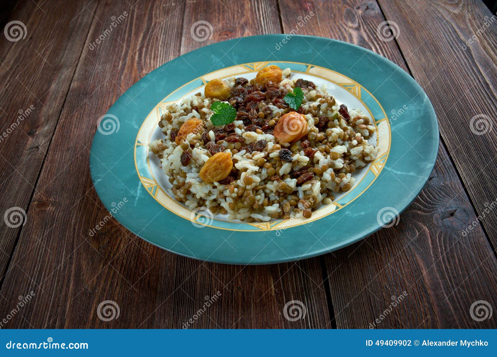 Adas Polow stock photo. Image of plov, adas, iran, gourmet - 49409902