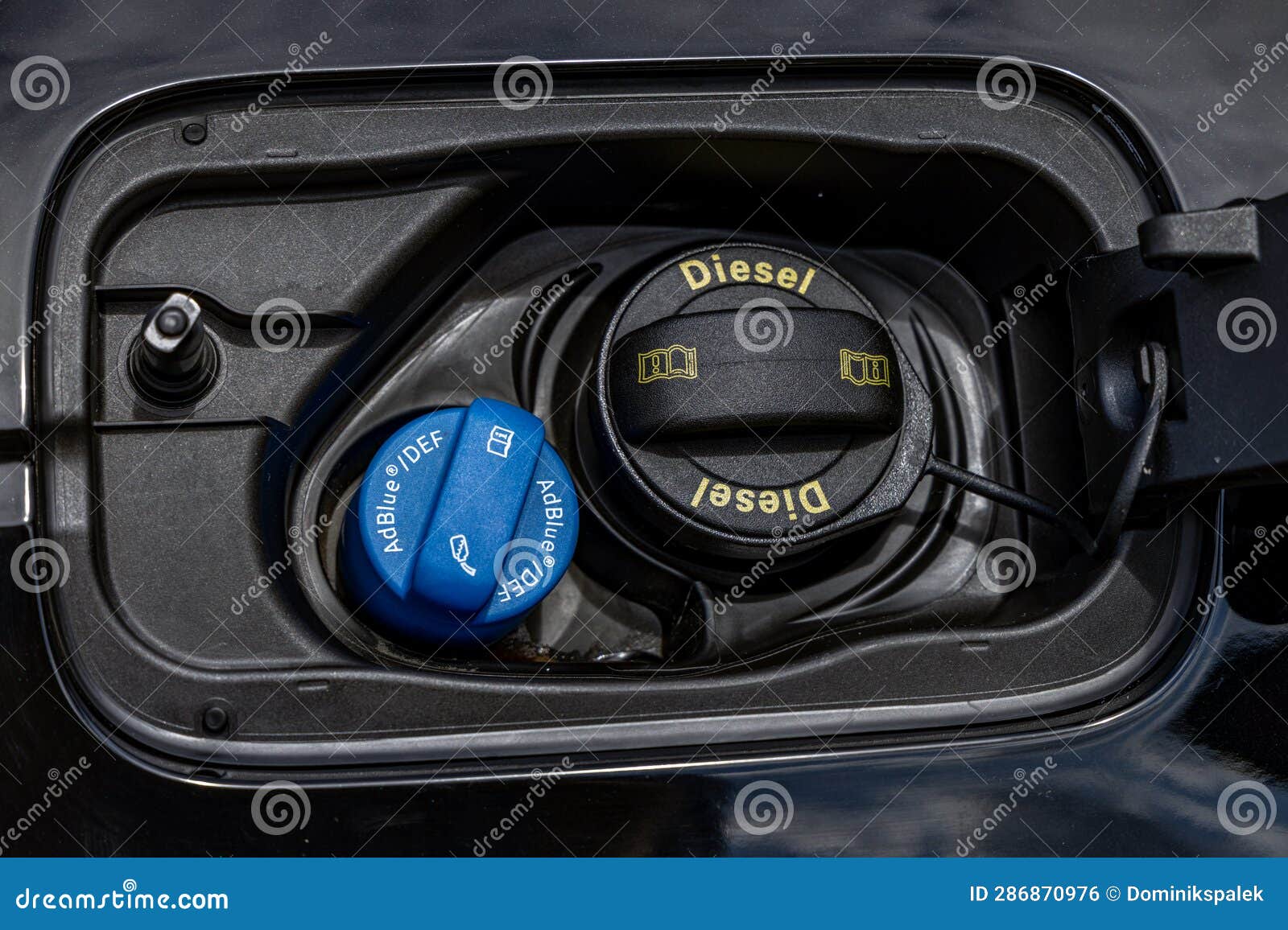 Adblue Fuel Injection into the Car Stock Photo - Image of system ...