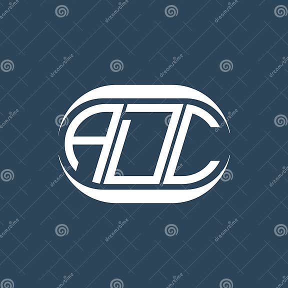 ADC Abstract Monogram Logo Design. ADC Monogram Unique Modern Flat ...
