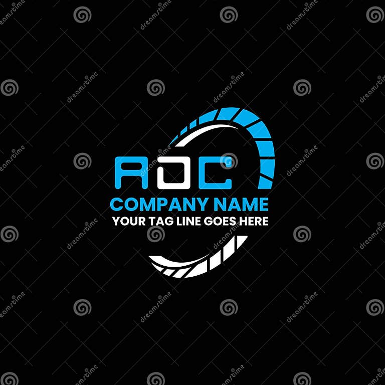 ADC Letter Logo Creative Design with Vector Graphic, ADC Stock Vector ...