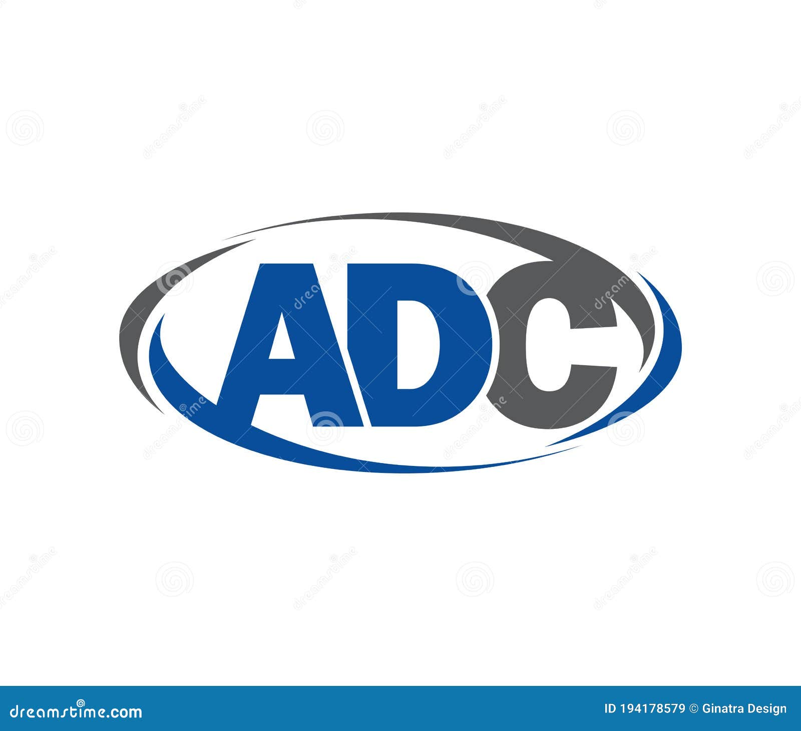 ADC monogram initial Logo stock vector. Illustration of mandala - 194178579
