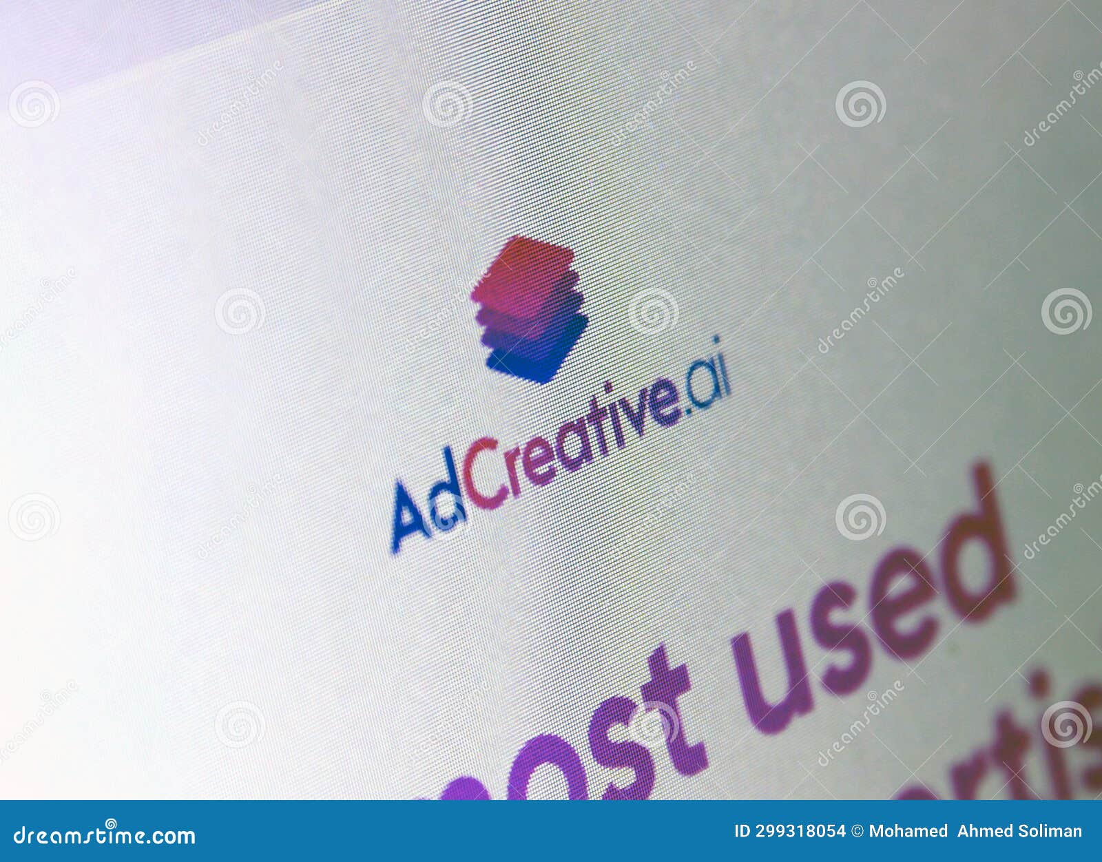 AdCreative.ai advertising editorial stock image. Illustration of ...