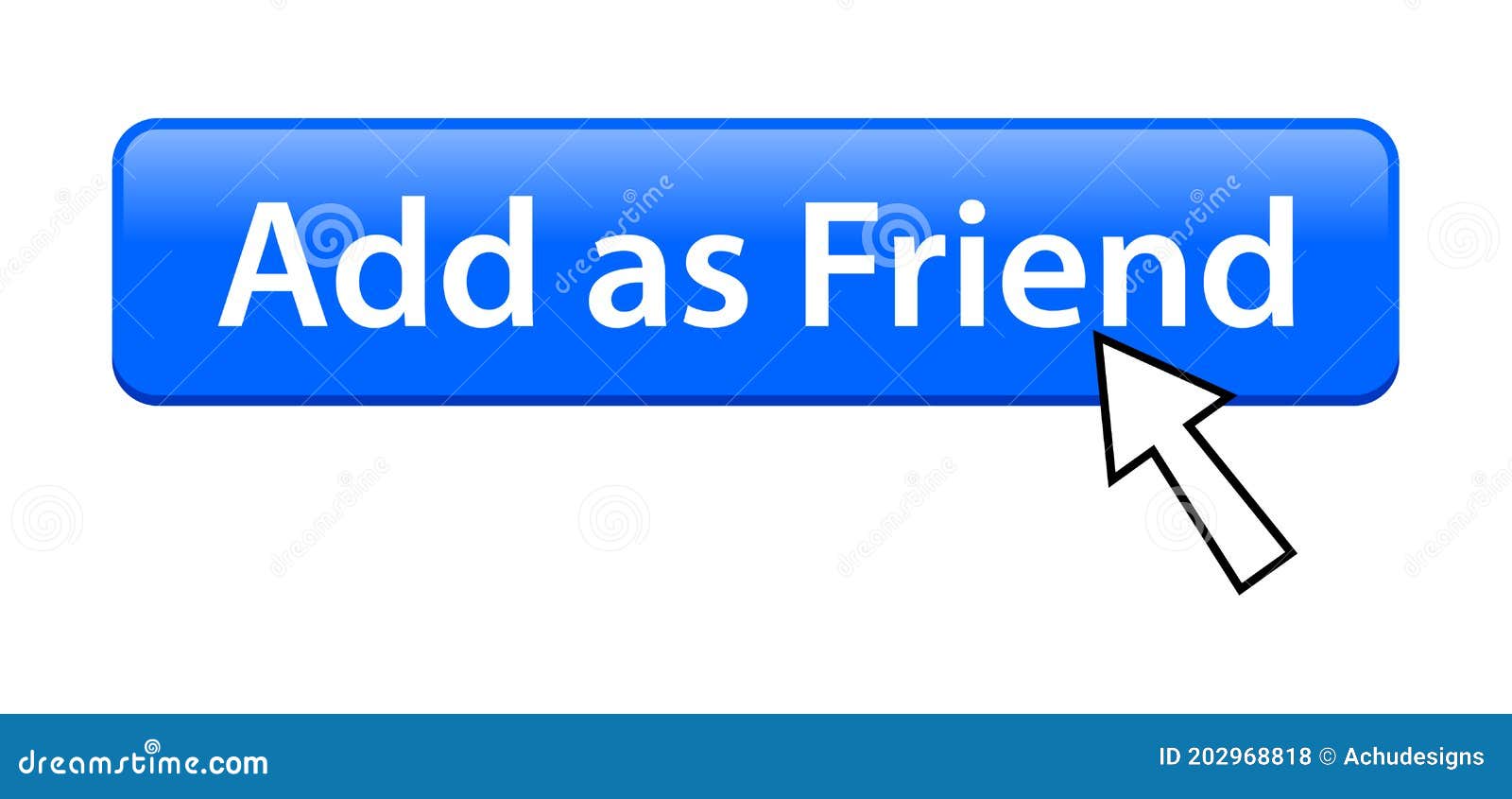 Add as friend button stock vector. Illustration of icons - 202968818
