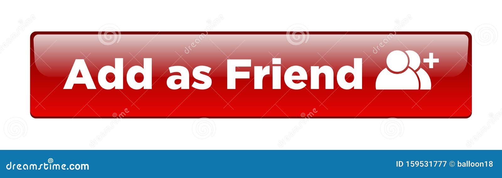 Add as friend button stock illustration. Illustration of join - 159531777