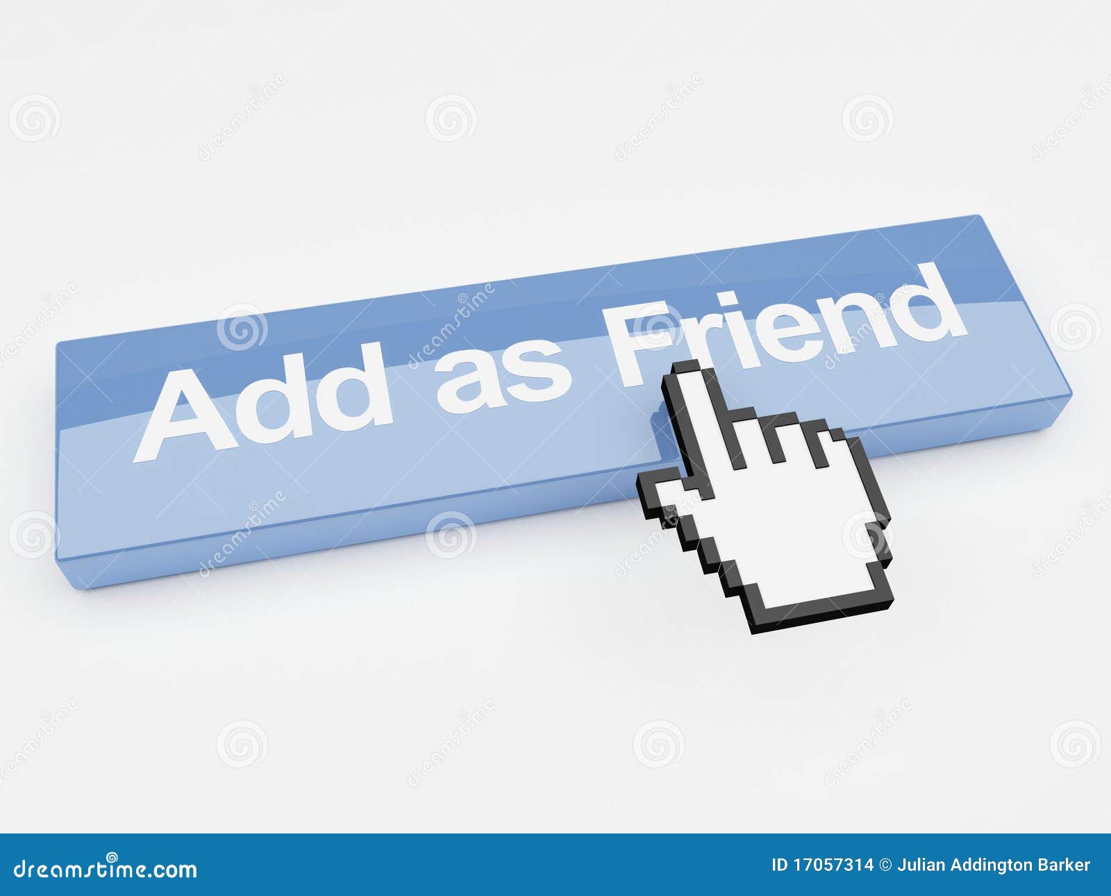 Add As Friend Social Network Button Stock Illustration - Illustration ...