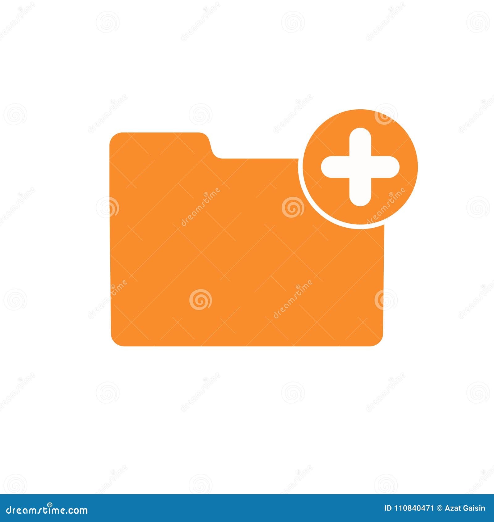 Add Attach Create Folder Make New Plus Icon Stock Vector - Illustration ... Add Attach Create Folder Make New Plus Icon Stock Vector - Illustration ...