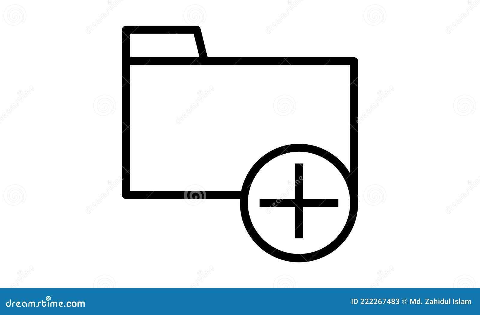 Add Attach Create Folder Make New Plus Icon Vector Image Stock Vector ... Add Attach Create Folder Make New Plus Icon Vector Image Stock Vector ...