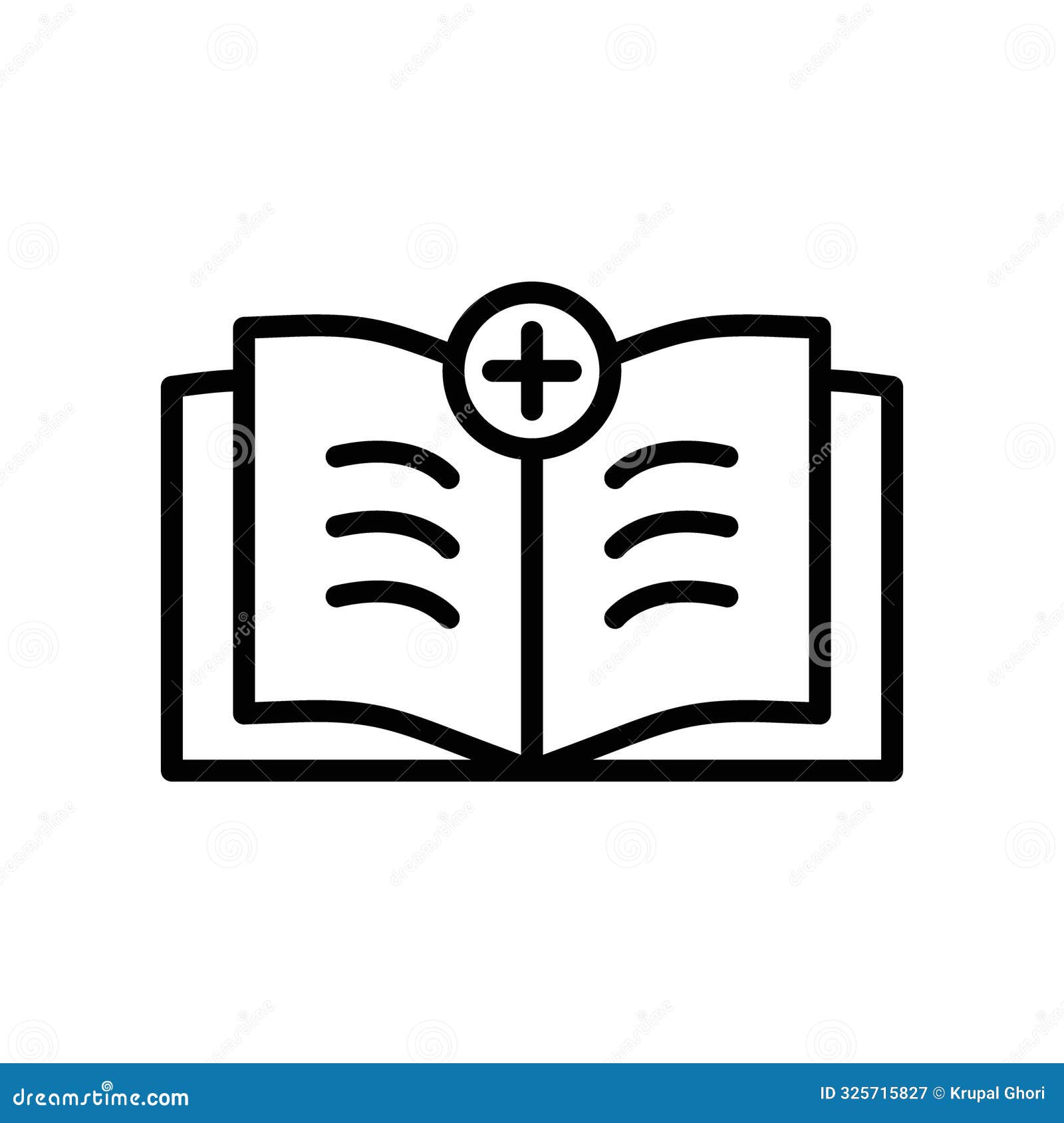 Add Book Icon Set Library and Education Illustrations for Learning and ...