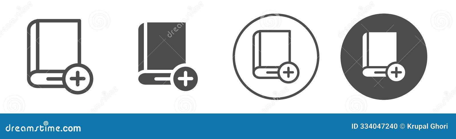 Add Book Icon Vector Logo Outline Stock Vector - Illustration of vector ...