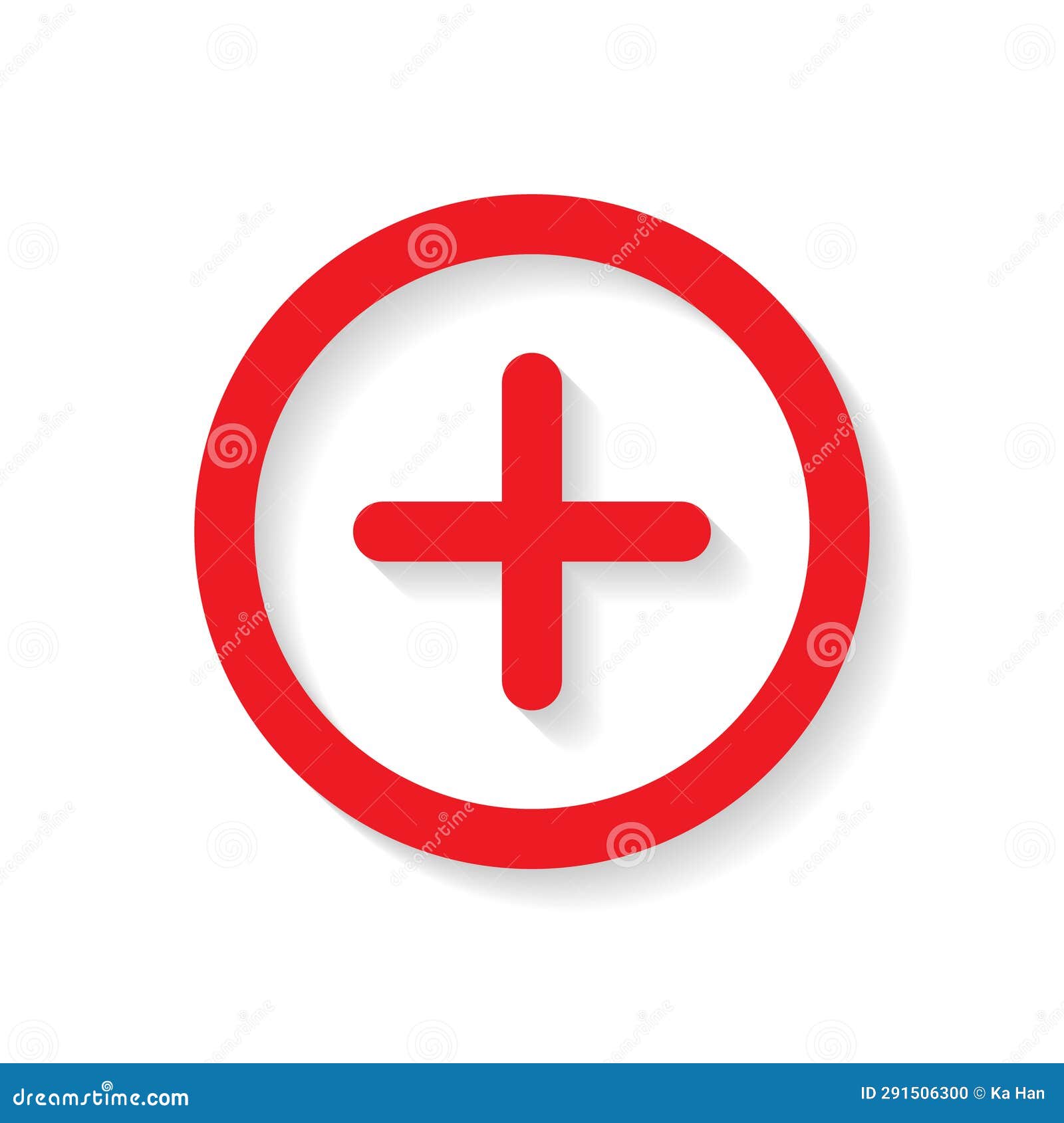 Add Button Icon Vector in Flat Style. Social Media Elements Stock ...