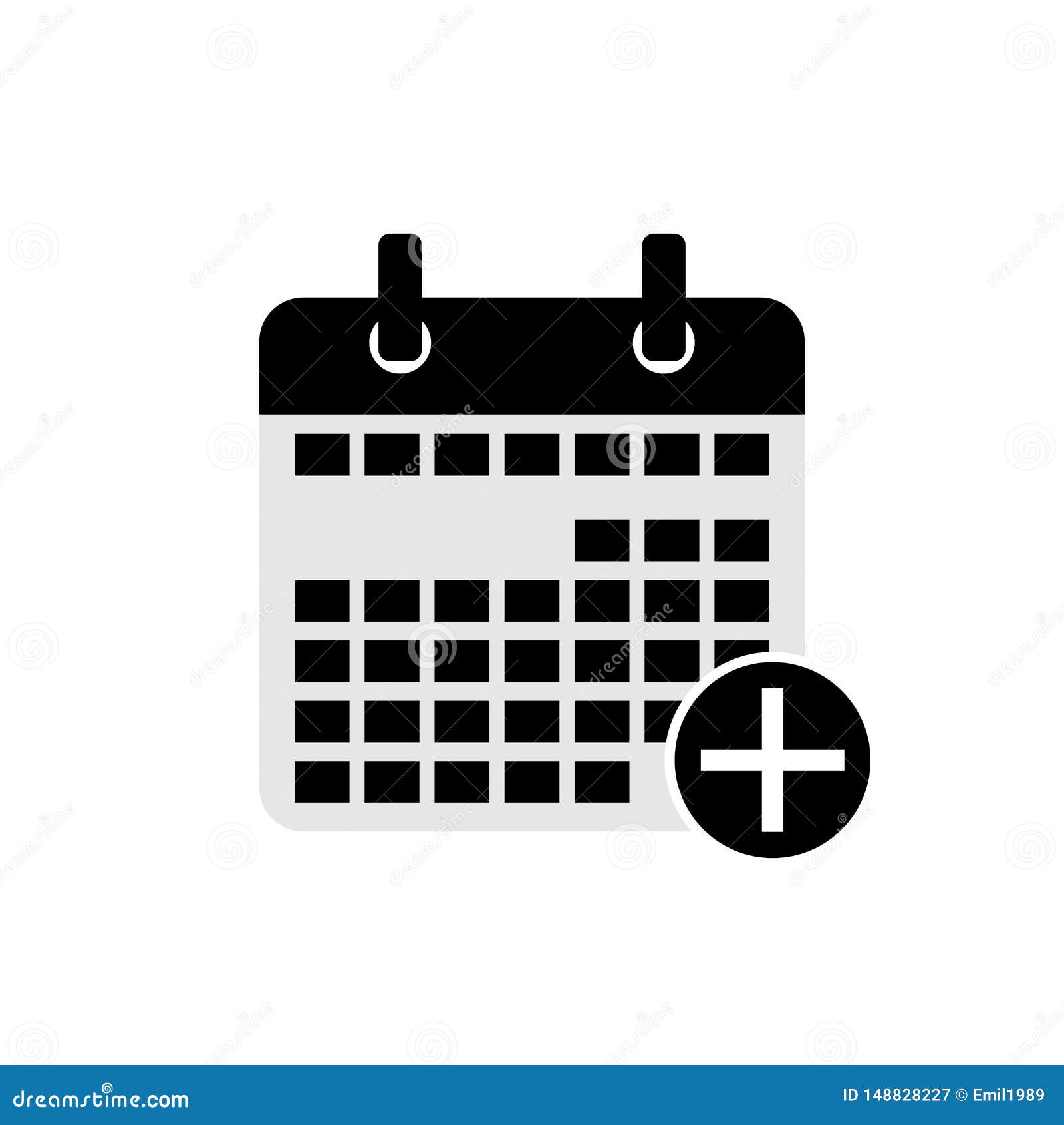 Add Calendar Date Icon Symbol Stock Illustration - Illustration of ...