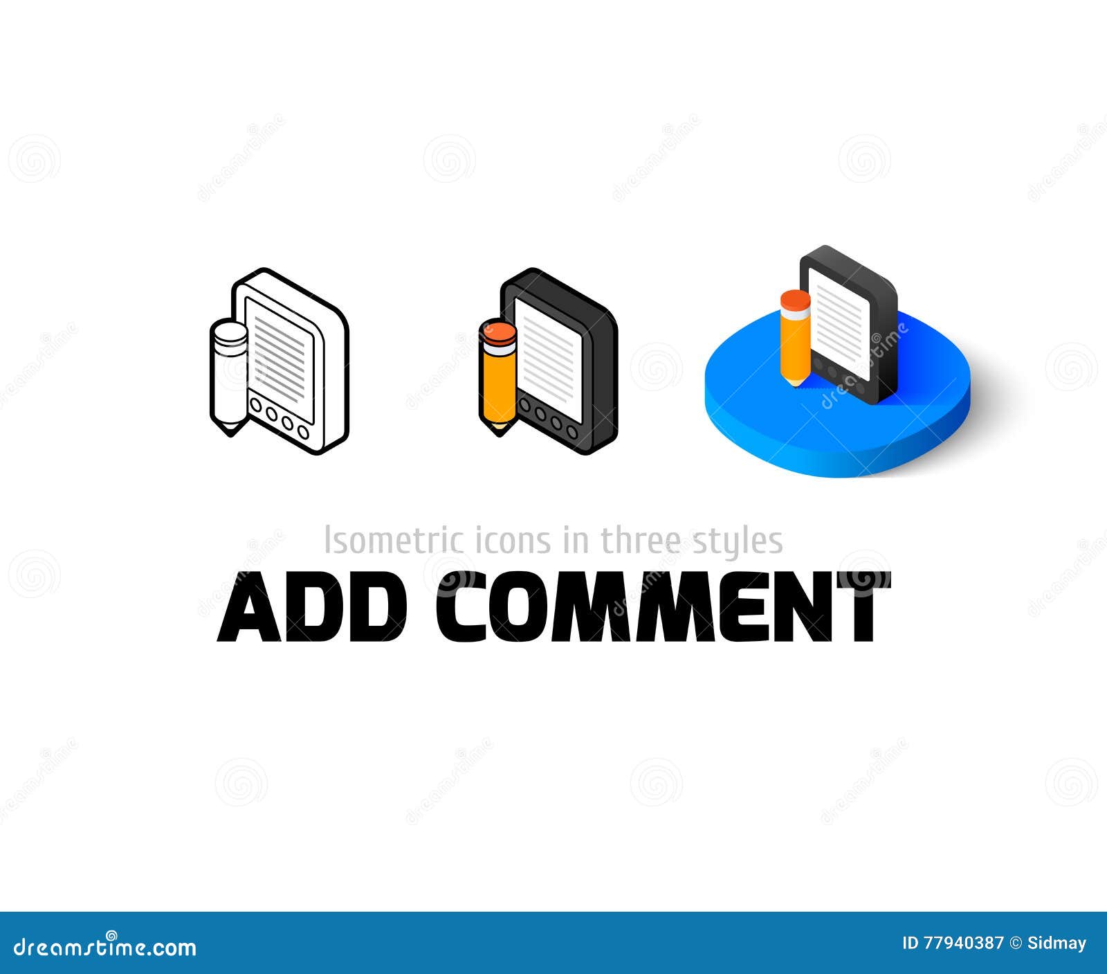 Add Comment Icon in Different Style Stock Vector - Illustration of line ...