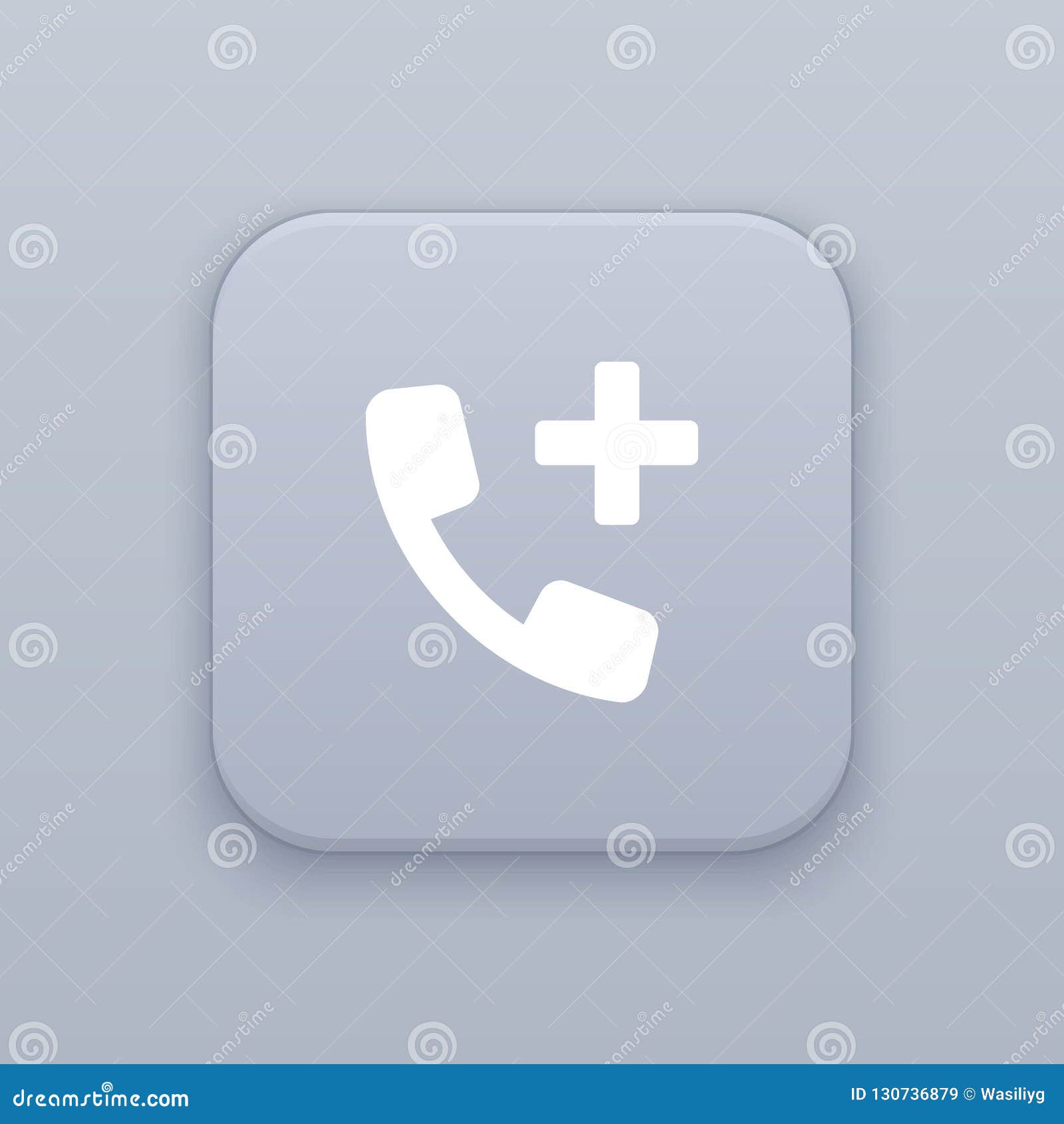 Add Contact Button, Best Vector Stock Vector - Illustration of ...