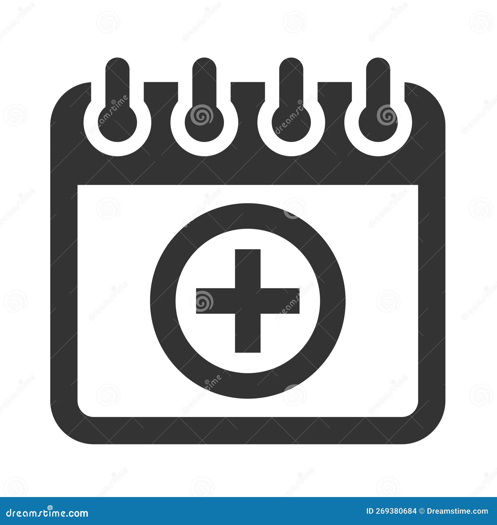 Add date icon stock vector. Illustration of vector, symbol - 269380684