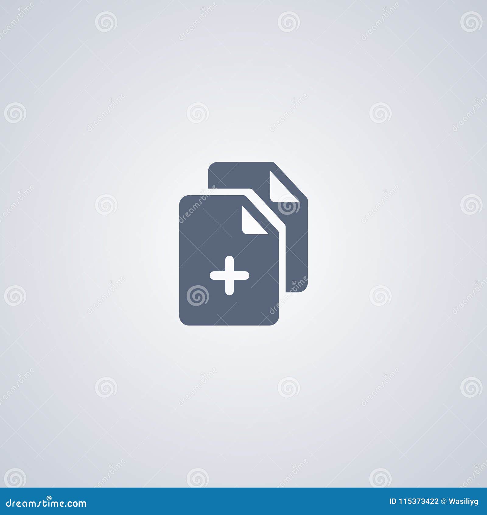 Add Documents, Vector Best Flat Icon Stock Vector - Illustration of ...