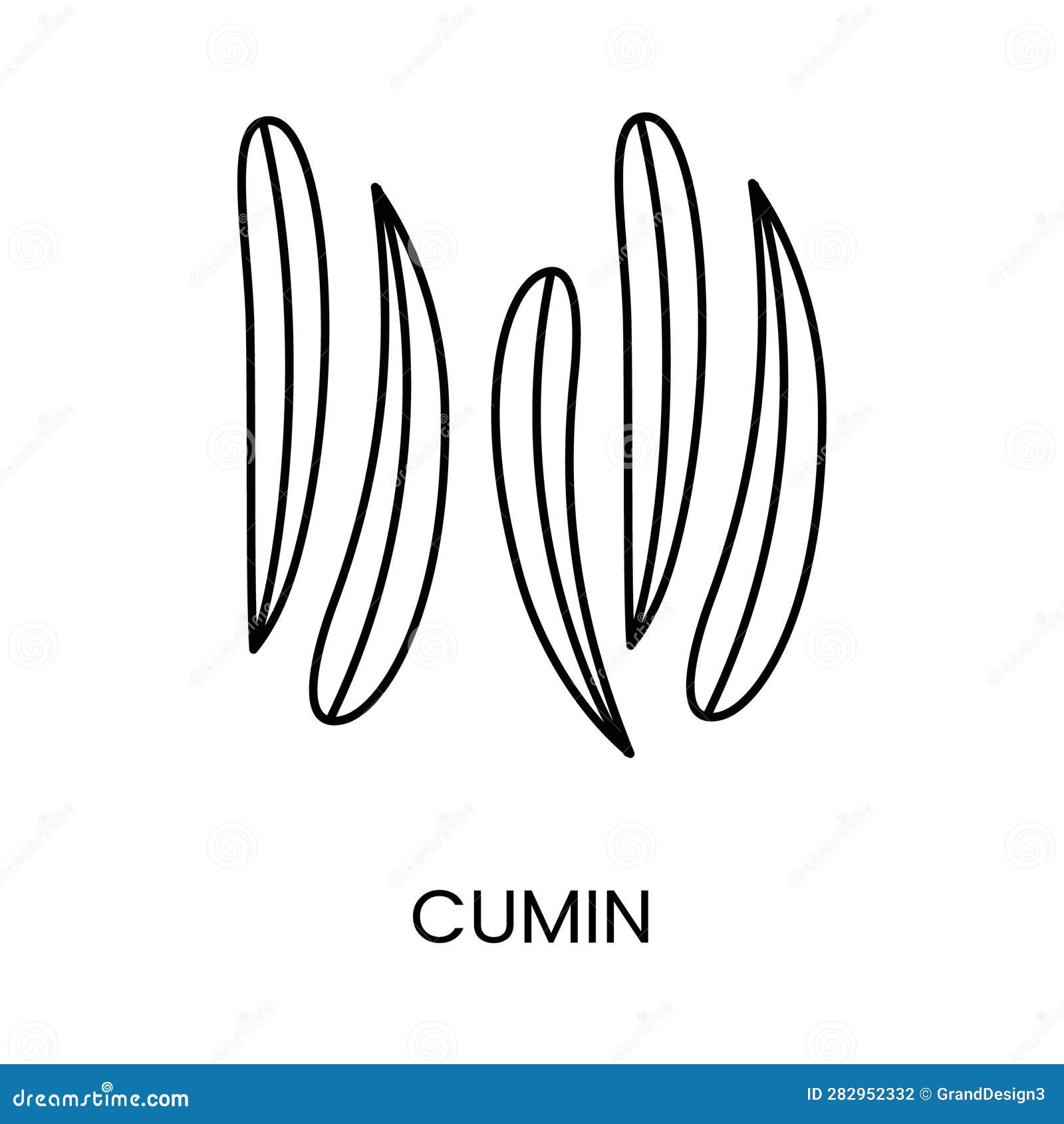 Add Elegance To Your Projects with the Cumin Line Vector Icon, a ...