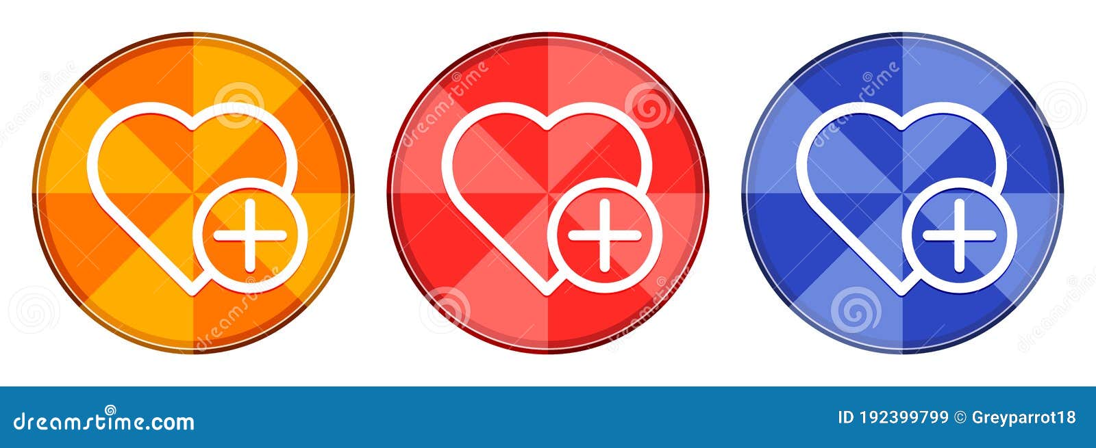 Add Favorite Heart Icon Burst Light Round Button Set Illustration Stock ...