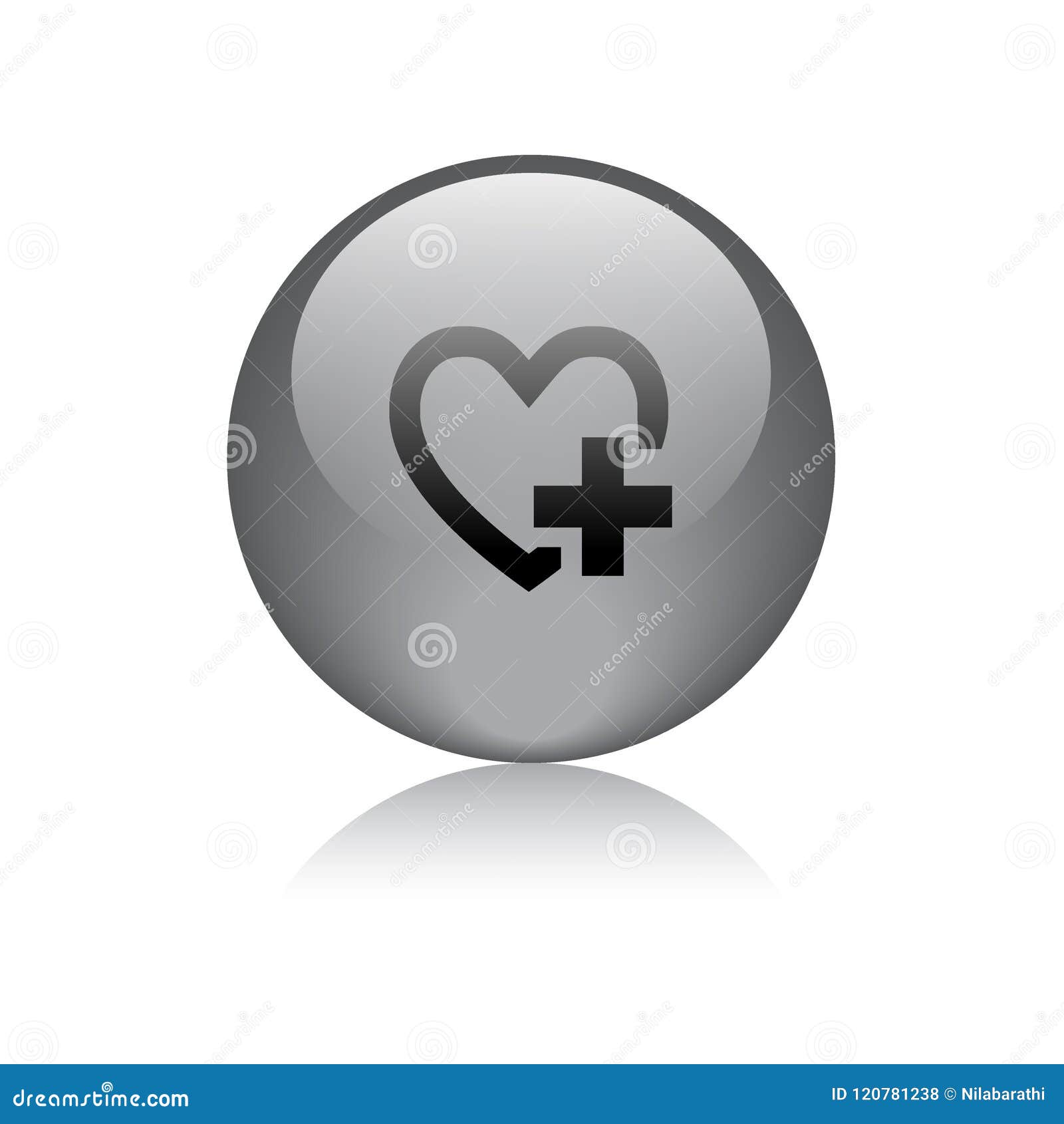 Add Favorite Icon Web Button Stock Illustration - Illustration of ...