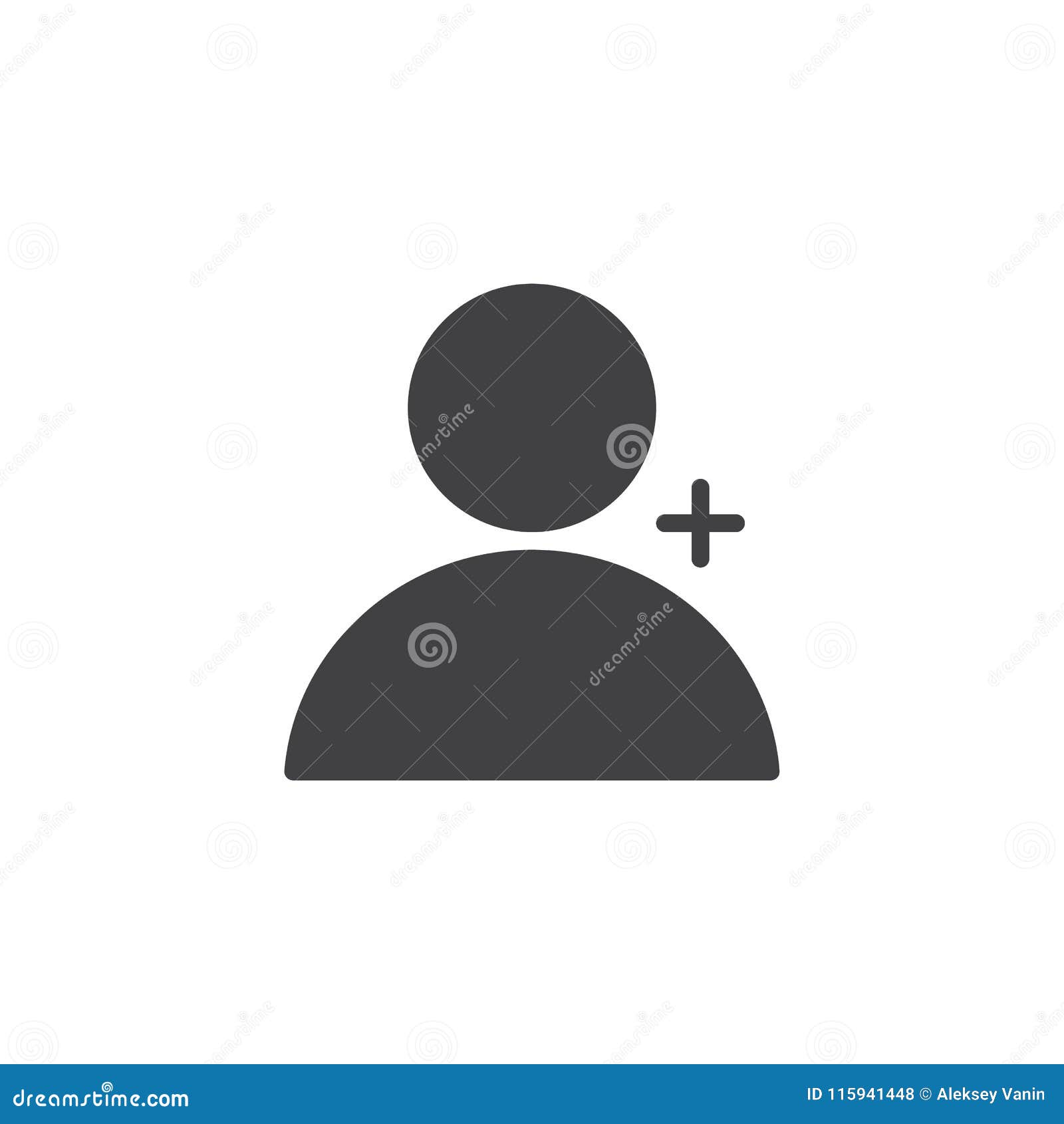 Add Friend User Vector Icon Stock Vector - Illustration of avatar ...