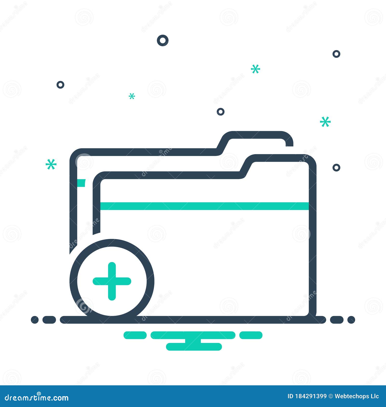 Mix Icon for Add, Upload and File Stock Vector - Illustration of ...