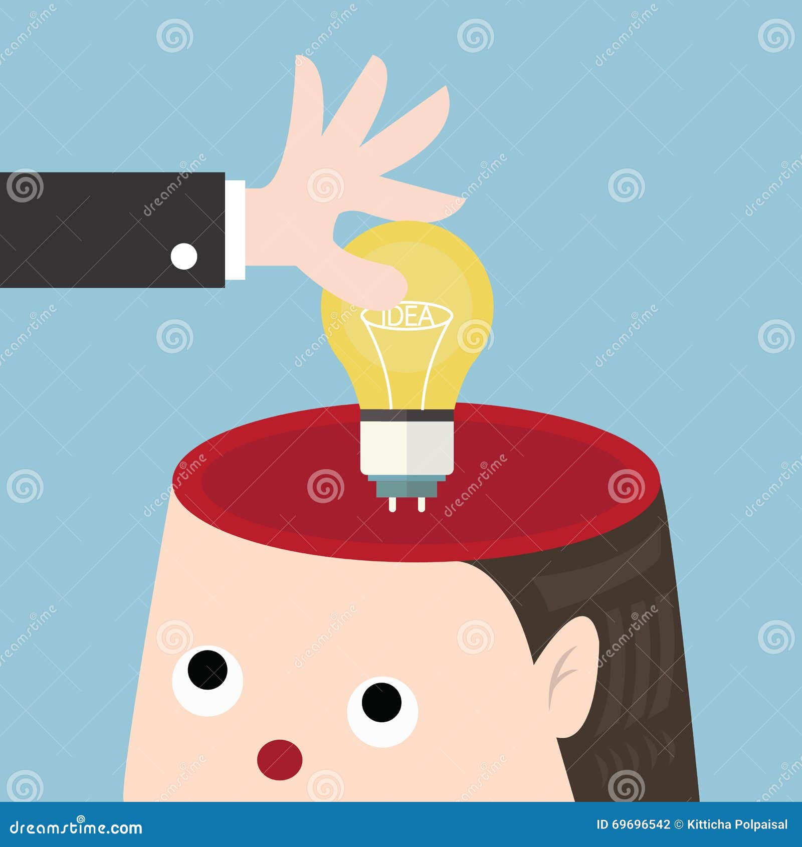Add Ideas concept stock illustration. Illustration of idea - 69696542