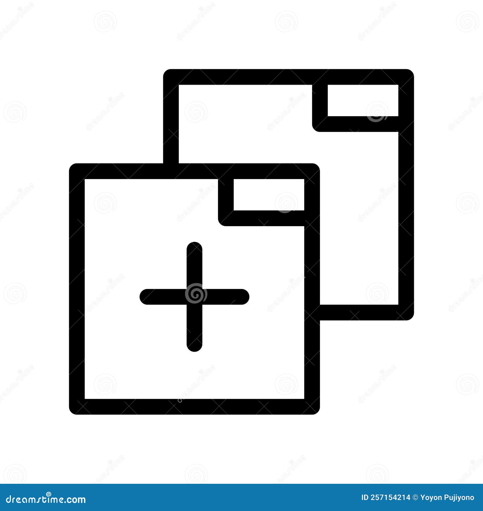 Add new browser tabs icon stock vector. Illustration of line - 257154214