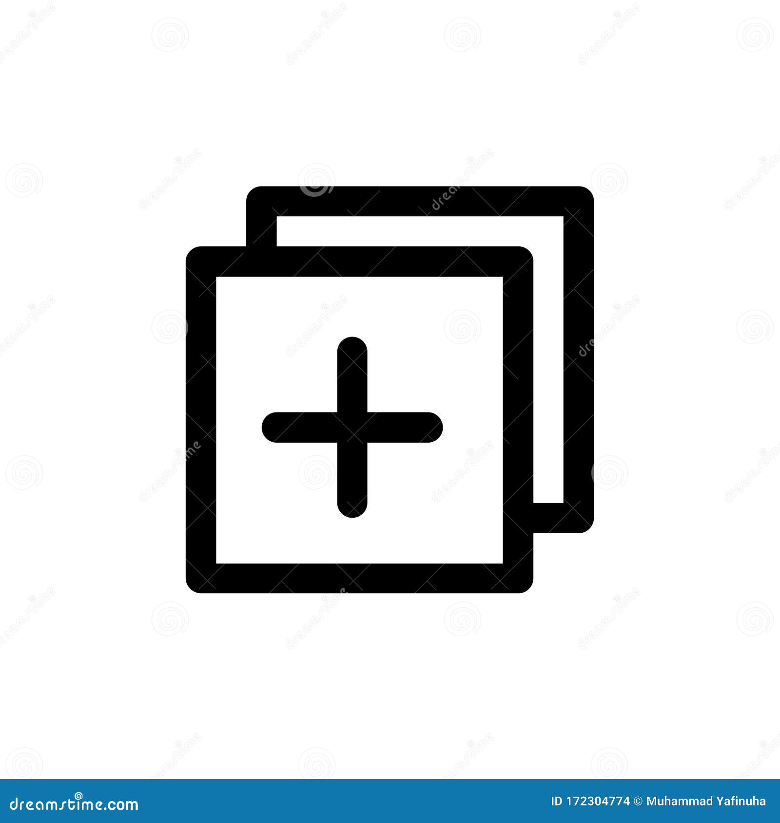 Add New Line Style Icon. Vector Illustration Stock Vector ...