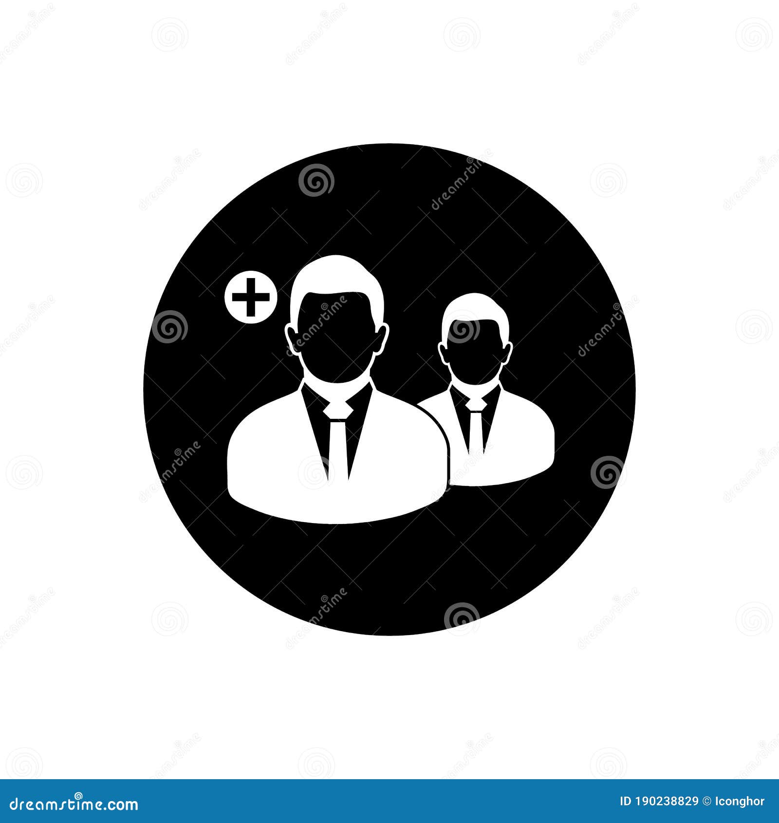 Add New User, Member Button Icon. Stock Vector - Illustration of sign ...